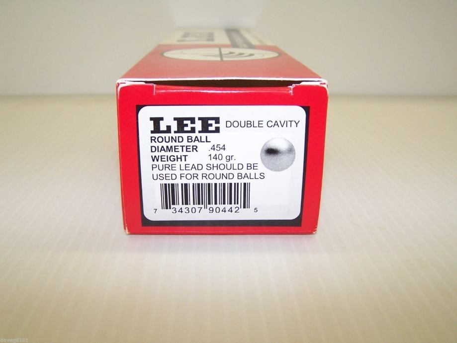 Kalup LEE ROUND BALL 44/ .454/ 140 grain-DOUBLE CAVITY-USA