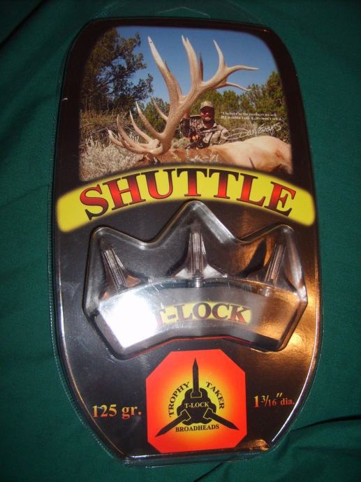 Lovački vrhovi TROPHY TAKER-SHUTTLE T-lock-125 grain-USA