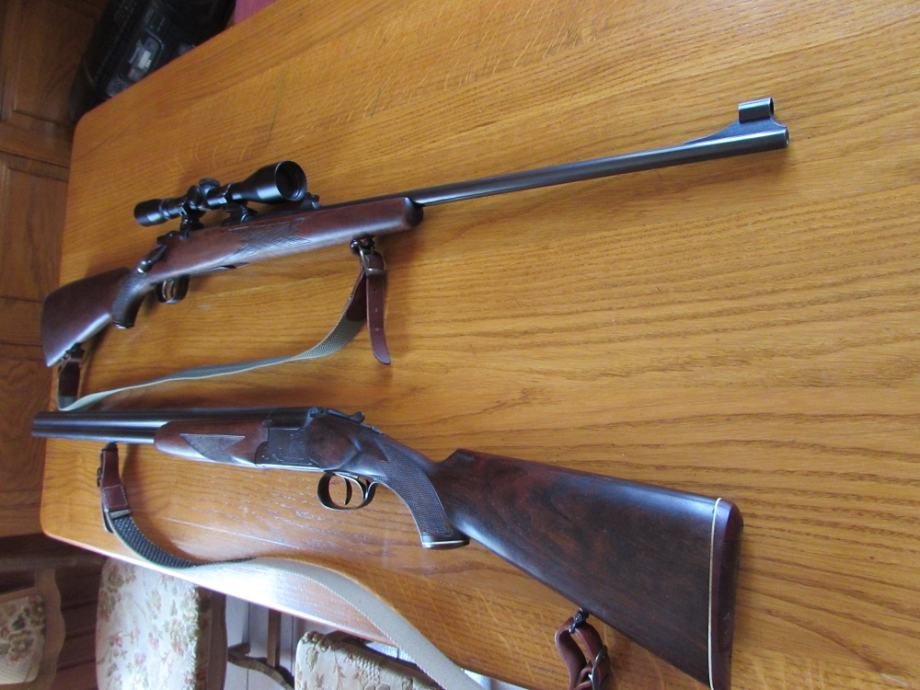 Lovačko oružje,crvena zastava 30-06,IŽ bokerica 12 12/70,komplet