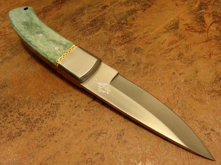 Nož KMA HUNTER-SELF DEFENSE 420 SS-ručni rad-USA