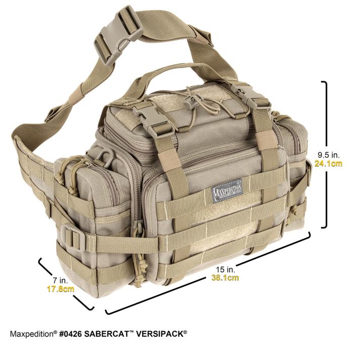 Ruksak/Torba MAXPEDITION SABERCAT VERSIPACK