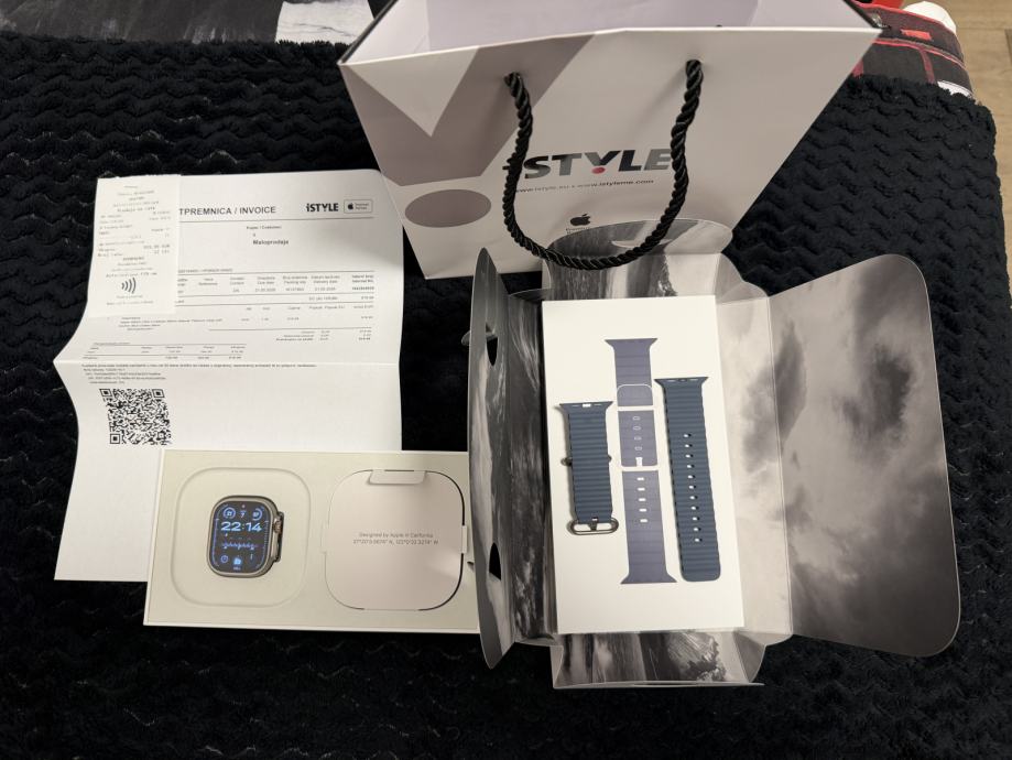 Apple Watch Ultra 3 - Anchor Blue Ocean band
