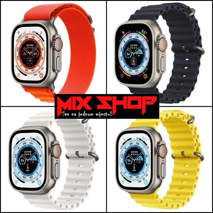 APPLE WATCH ULTRA 49mm YELLOW OCEAN BAND NOVO GARANCIJA ZAMJENA DA