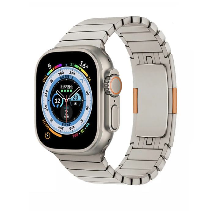 Apple Watch Ultra titanium orange remen