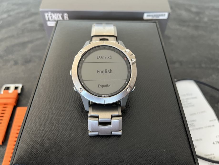 Fenix 6 Sapphire Titanium