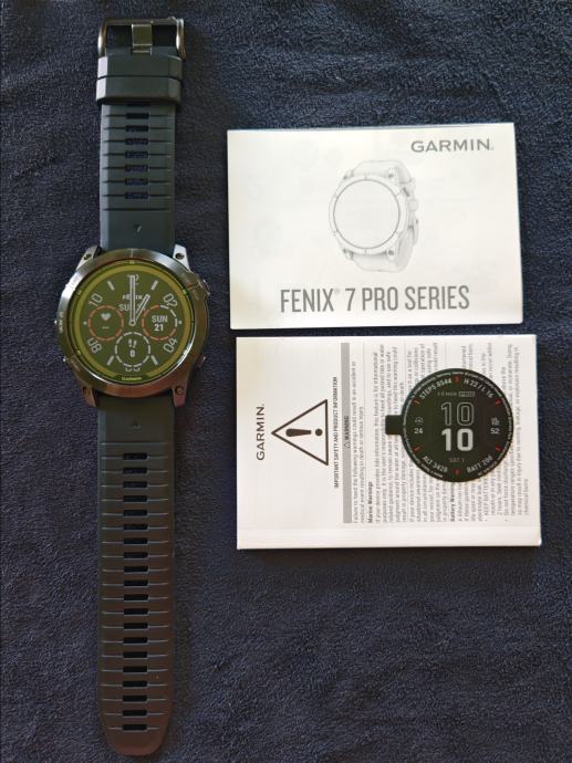 Fenix 7X PRO Sapphire Solar Carbon Gray DLC Black