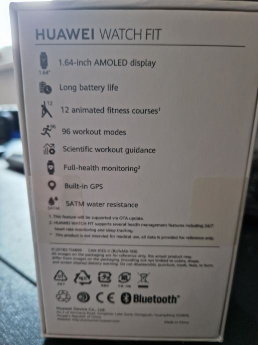 Huawei Watch Fit NOV ZAPAKIRAN