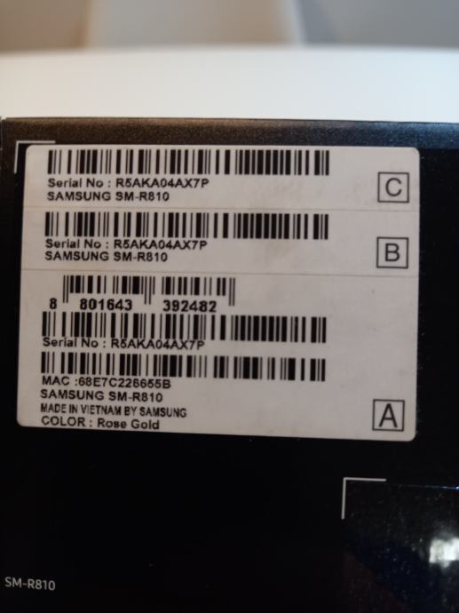 Samsung galaxy watch SM-r810//Kao Nov!!!