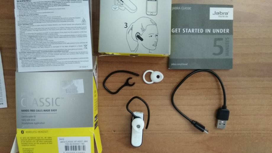 Jabra Classic bluetooth headset - NOVO