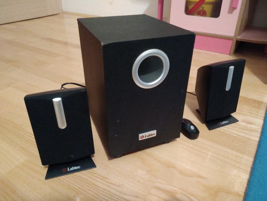 Labtec Pulse 285, 2.1 zvučnici, subwoofer i 2 satelita, ispravno