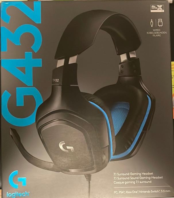 Logitech g432 žicne slušalice sa USB donglom