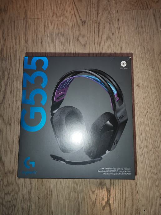 LOGITECH Gaming G535 Lightspeed, bežične, crne