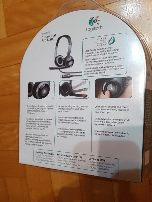 Logitech H390 slušalice ClearChat Pro USB