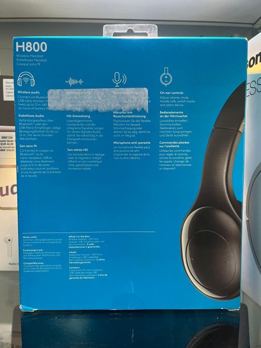 LOGITECH H800 Bluetooth wireless USB Slušalice + mikrofon NOVO Račun