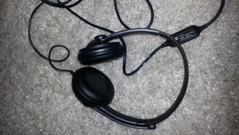 Logitech USB headset, model A-0374A, slušalice s mikrofonom
