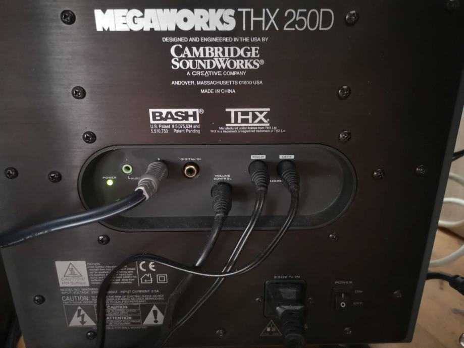 PC zvučnici Cambridge Soundworks MegaWorks THX250D 2.1