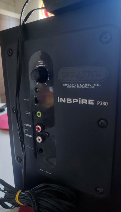 PC zvučnici CREATIVE Inspire P380 2.1 sub + sateliti