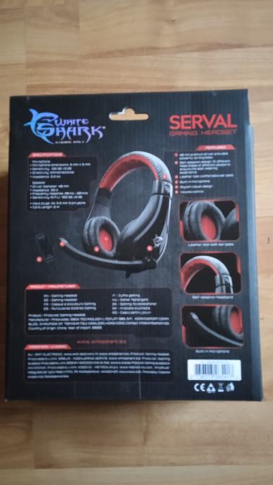 Prodajem headset sa slika, Whiteshark