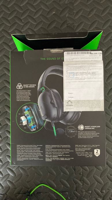 Razer blackshark V2 X Slusalice za pc/ps4/5