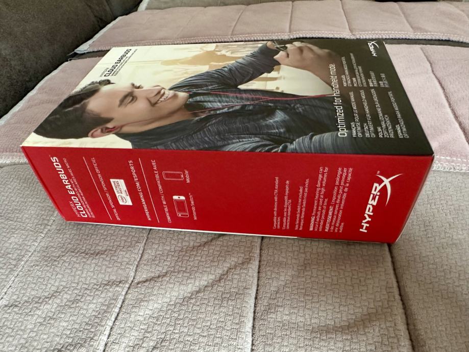 Slušalice HyperX Cloud Earbuds, žičane, gaming, mikrofon, in-ear