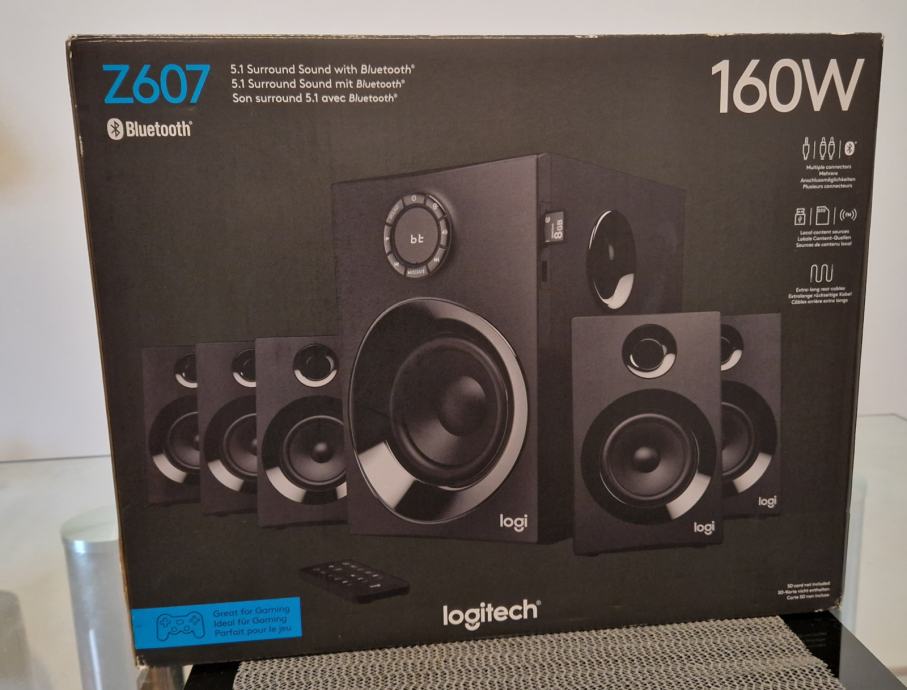 Zvučnici Logitech Z607 Bluetooth Surround Sound 5.1
