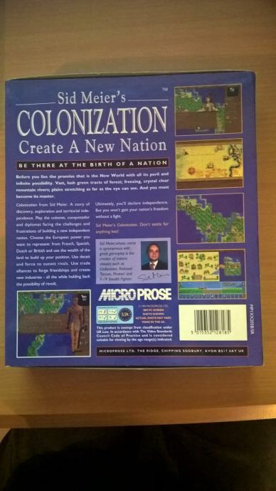 Sid Meiers Colonization PC Big Box Edition