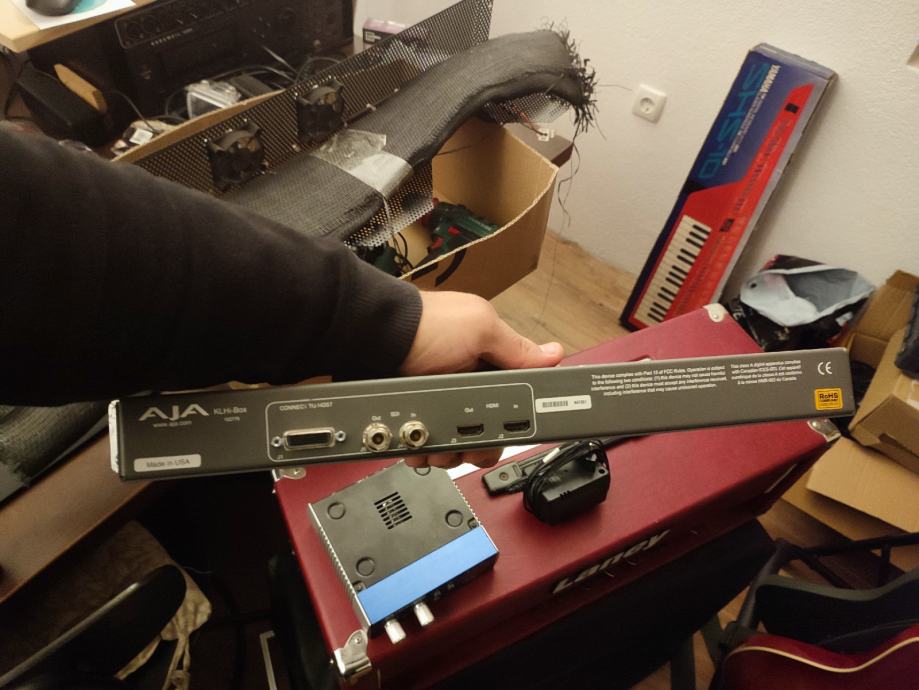 AJA KLHI BOX i EVERTZ S7701FR