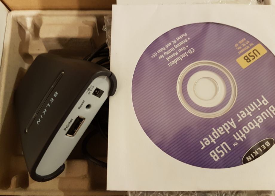 Belkin F8T031 Bluetooth Wireless USB Printer Adapter