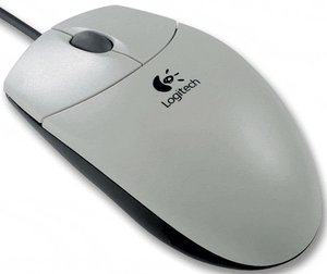 Logitech miš - Optical Wheel Mouse white USB