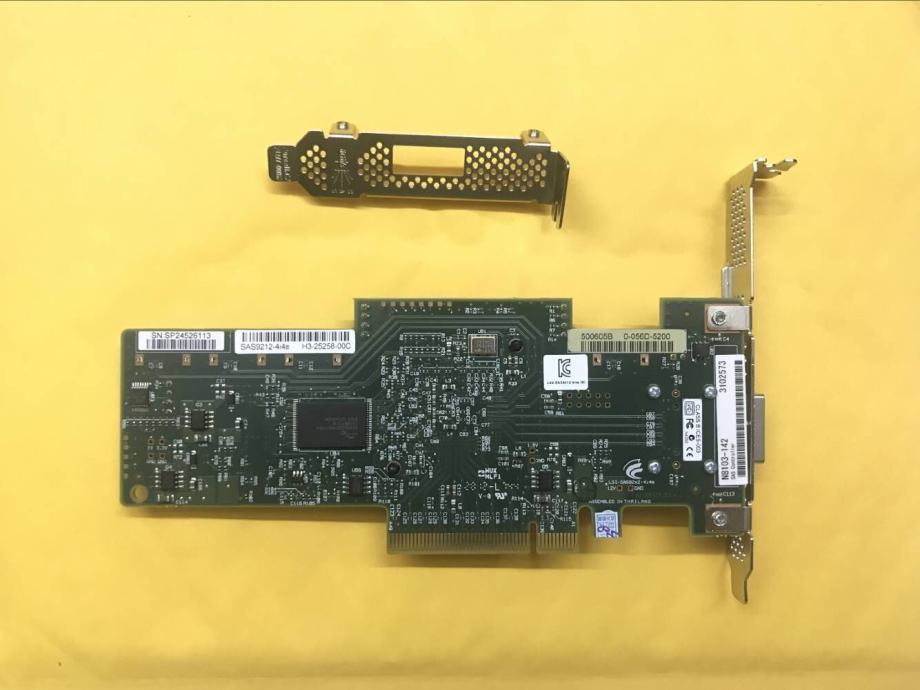 LSI IBM 9212-4i4e 6Gb SAS RAID kontroler HBA Internal + External