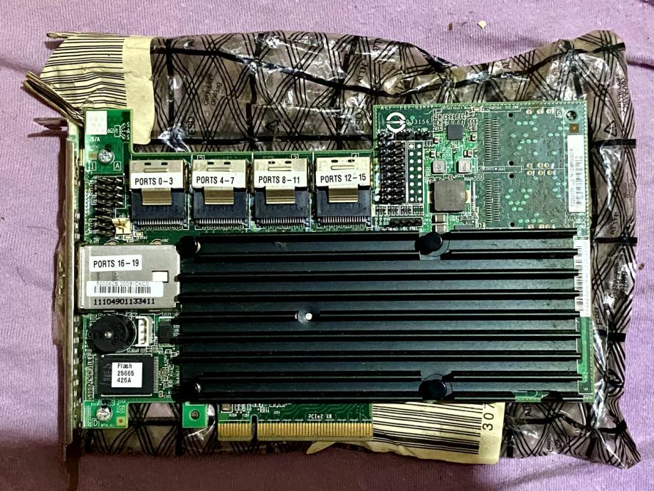LSI MegaRAID Mr SAS 9280-16i4e 20 port SAS RAID