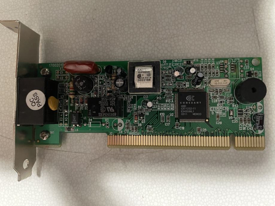 Modem PCI-card interni Conexant Pro-Nets HPI56SPII V.92 Data-Fax