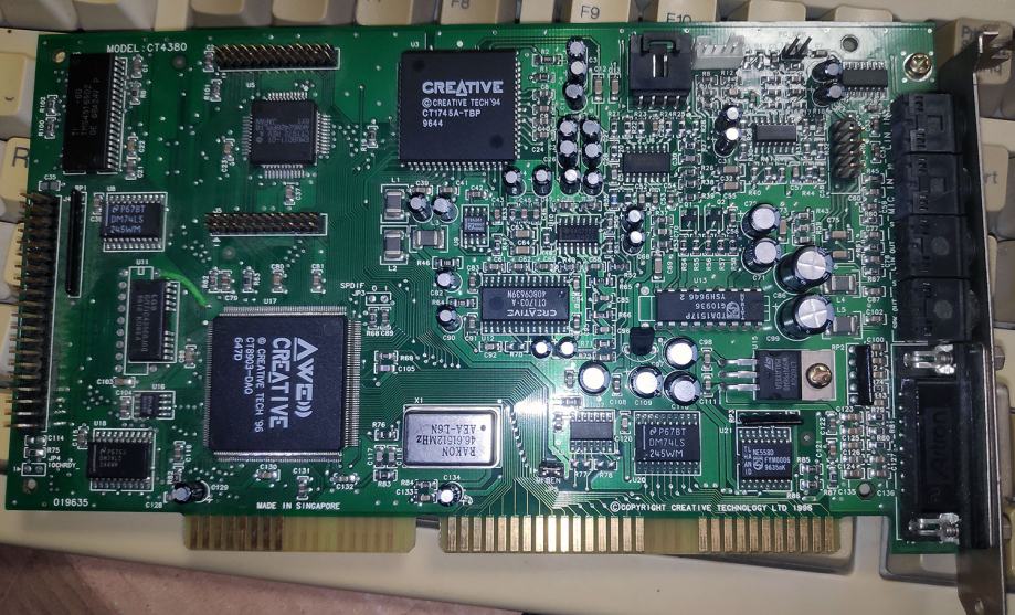 Retro zvučna kartica Creative Labs Soundblaster AWE 64 PNP CT4380 ISA