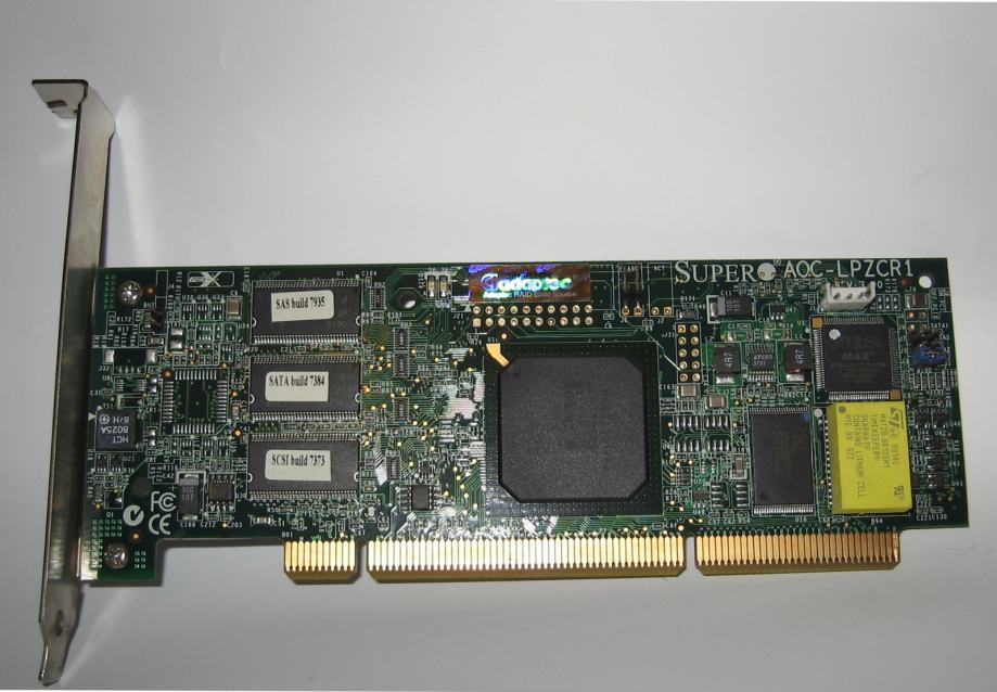 Supermicro Low-Profile All-in-One Zero-Channel RAID Card (AOC-LPZCR1)