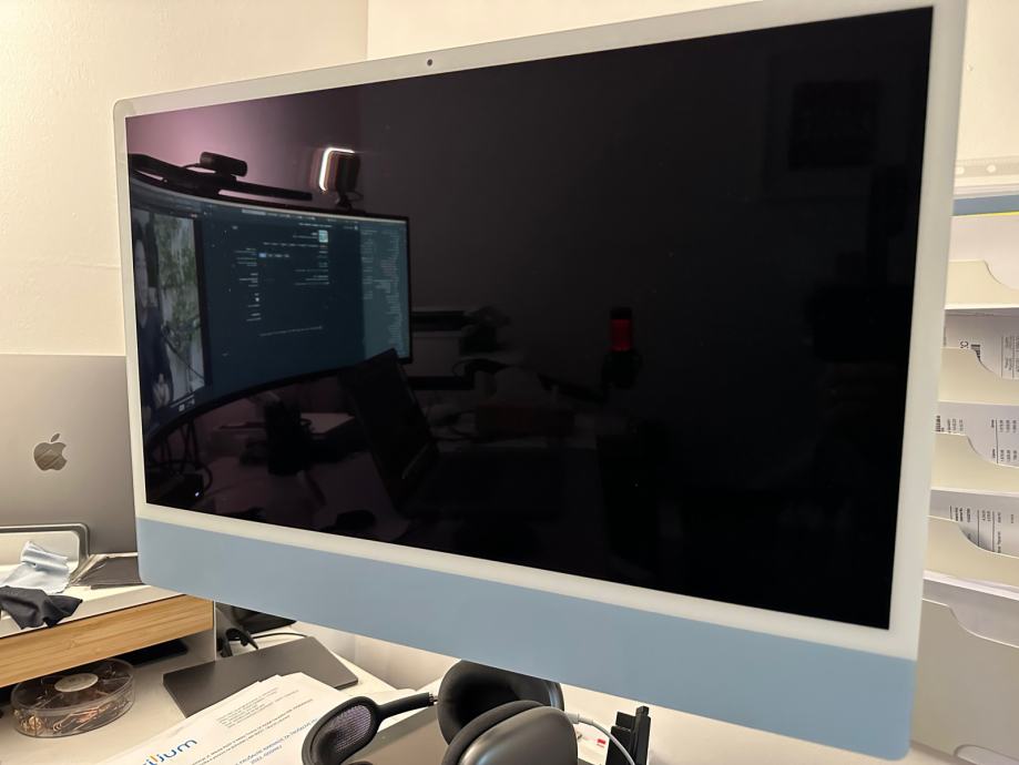 APPLE iMac 24 M1 1TB SSD 16GB (2021) VESA (custom build) plavi