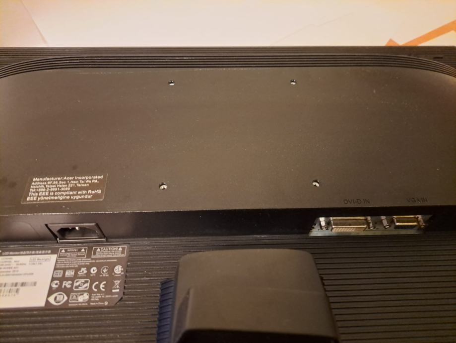 Combo MSGW INFINITY računalo, ACER V22HQL monitor, miš i tipkovnica