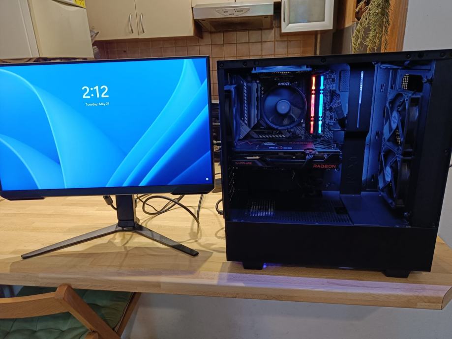 Gaming PC, AMD Ryzen 5 3600XT, AMD Radeon RX 6600 XT Saphire pulse