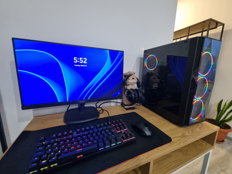 Gaming PC AMD Ryzen 5 5500 RX 6600 32 GB DDR4 3200Mhz RAM