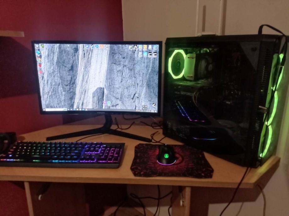 Gaming PC Intel i7-32GB Ram-RTX 3060 12GB-144Hz Monitor