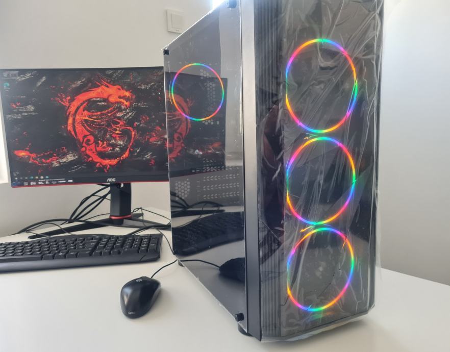 Gaming PC, Intel i7, RTX 3050, RAM, SSD - Račun / R1 / Jamstvo