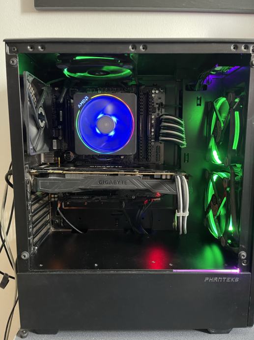 Gaming PC- R7 2700x / GTX 1080 / 16GB / 256NVme 128SSD 1TB HDD