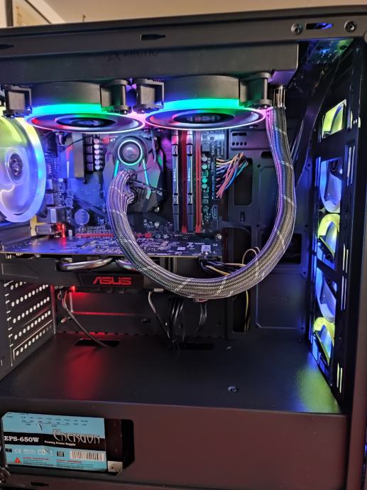 GAMING PC, Ryzen 5 2600, RX 570 4 GB ili RX 470 8 GB, 16 GB DDR4,M2+HD