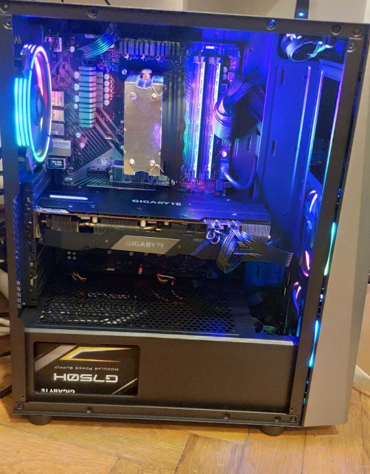 Gaming PC Ryzen 5 3600 / 16GB / NvME+SSD / RX5700 8GB / 750W modularno