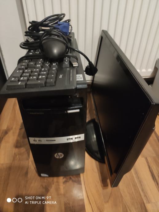 HP 500B MT kompletno računalo + monitor HP 21,5 + tipkovnica + miš