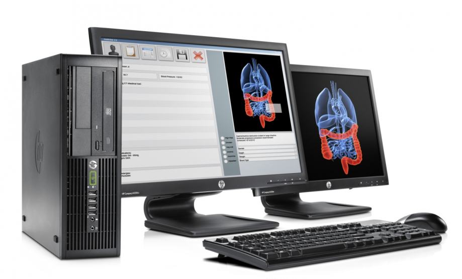 HP Compaq 6200 Pro SFF, Intel i3-2105, SSD 60 GB+WD 2 TB, 8 GB DDR3