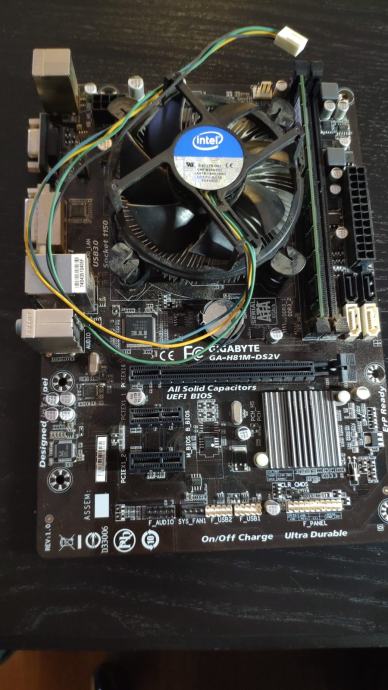 Intel core i3 4130 + Gigabyte ga-h81m-ds2v + 8GB DDR3 Kingstone CL11