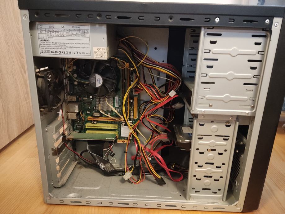 Komp Intel Xeon L5405 2 GHz, 4GB DDR2, 320GB, 19 monitor, mis, tipk