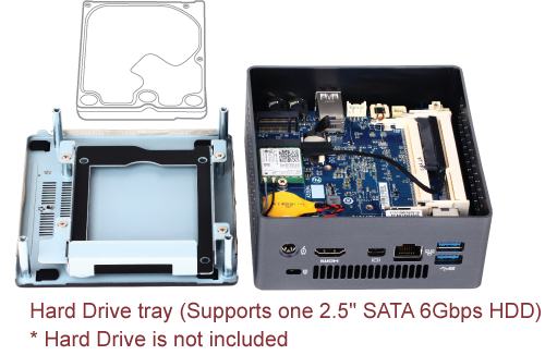 Prodajem Mini PC GIGABYTE BRIXs BSi3H-6100,INTEL Core i3 6100U,WiFi,BT