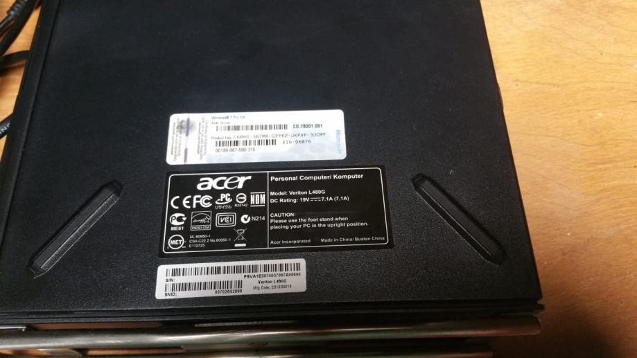 Mini Pc HTPc Acer Veriton odlično računalo...za školu, ured....