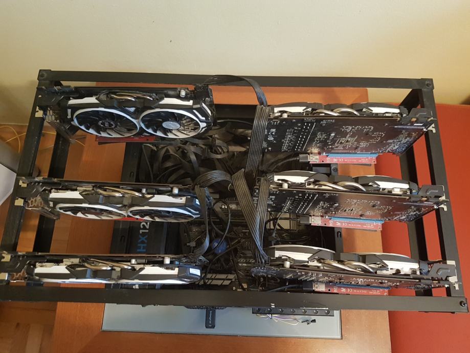 Mining rig 6 x GTX 1070